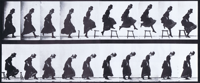 Muybridge Art Refrence - Clothed Female Jumping Running Straight Jump ...